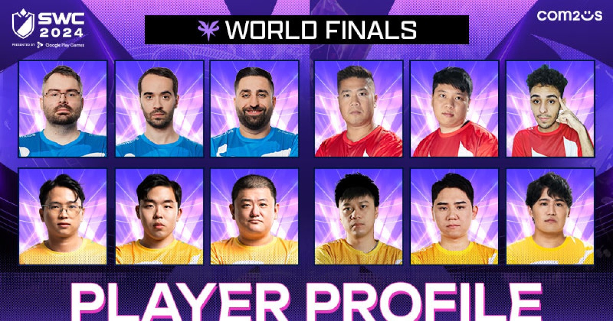 'SWC2024' 월드 파이널 D-1…컴투스, 진출자 12인 프로필 영상 공개
