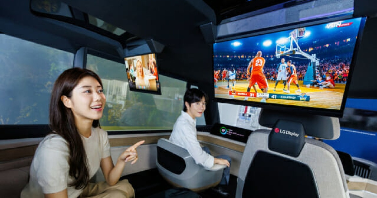 LG디스플레이, 초대형 車 디스플레이로 SDV 시대 앞당긴다