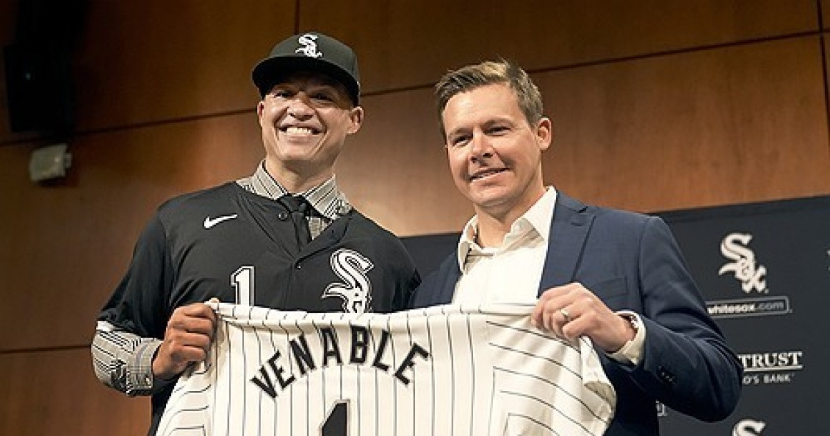 White Sox Venable Baseball