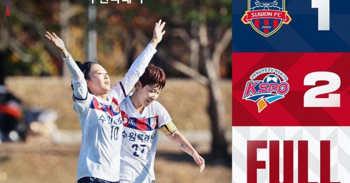 수원FC, WK리그 챔피언결정전 우승…1, 2차전 합계 3-2 승