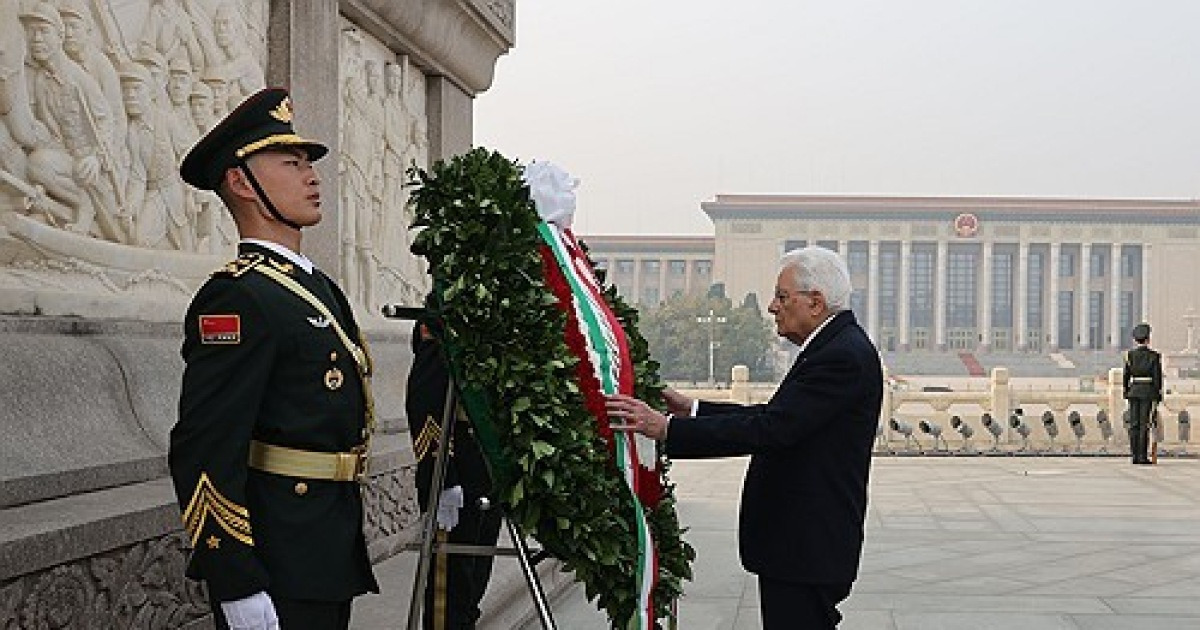 CHINA-BEIJING-ITALIAN PRESIDENT-MONUMENT-TRIBUTE (CN)