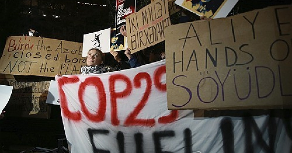 Georgia COP29 Climate Protest