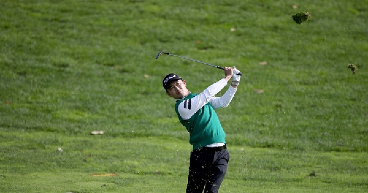 황재민, KPGA 투어 QT Final Stage 2R 단독 선두