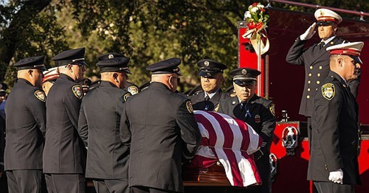 Texas Firefighter Funeral
