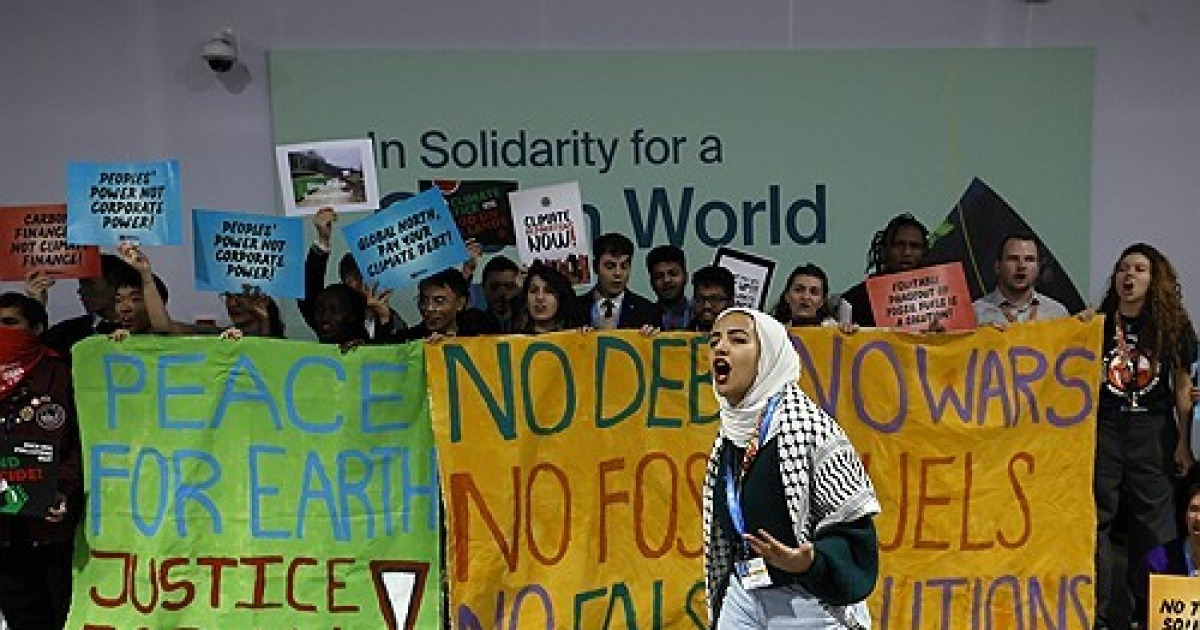 AZERBAIJAN COP29 PROTEST