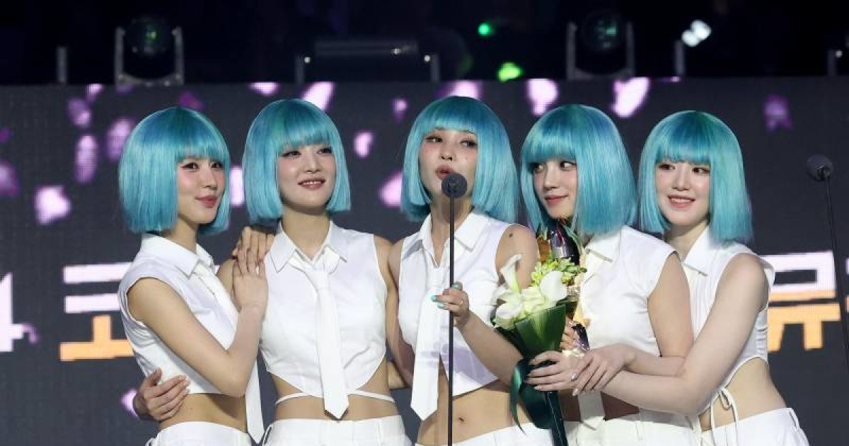 (여자)아이들, 그랜드 레코드상 수상 “영원히 평생 아이들” [2024 KGMA]