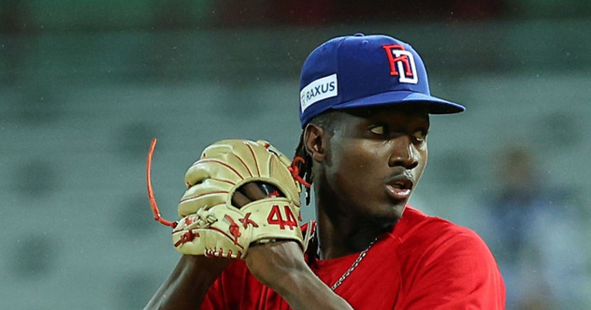 일본 BC리그 출신 킬로메, NPB 구단 '주목'…한국전 5회 2사 퍼펙트 '위력'