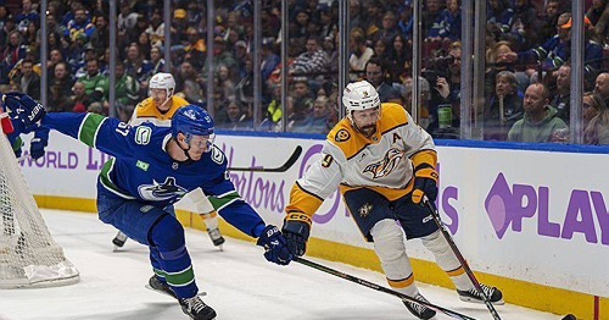 Predators Canucks Hockey