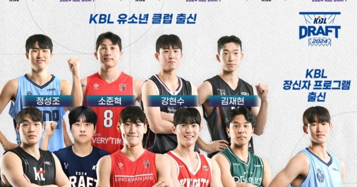 박정웅·이근준·이민서·정성조 등 KBL 유소년 클럽 및 장신자 프로그램 출신 선수 10인, 드래프트서 웃었다