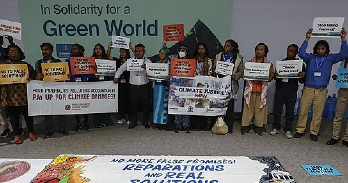 AZERBAIJAN COP29 PROTEST