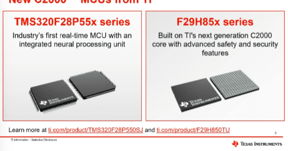 TI, MCU에 '업계 최초' NPU 통합…"산업·자동차 시장 공략"
