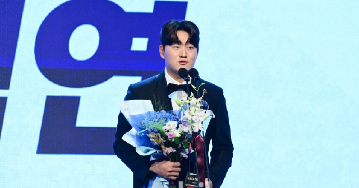 [MD포토] 김택연 'KBO 신인상'