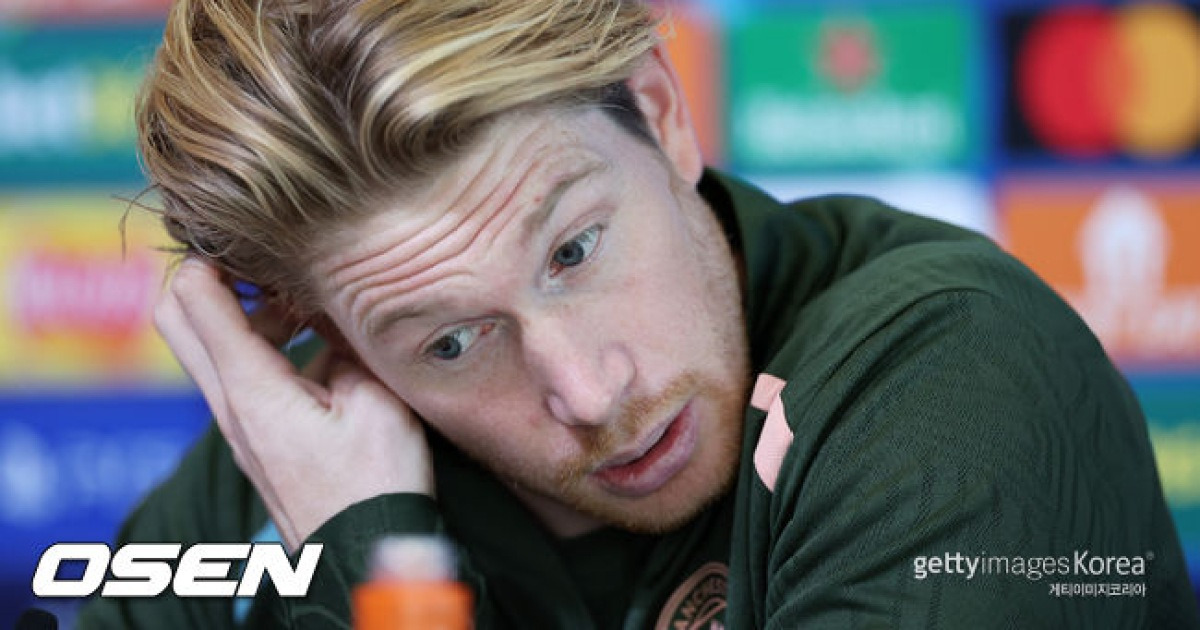 '부상 복귀' KDB, '5연패' 맨시티 위기에 "토트넘전 뛰면 안 되는 선수 뛰었다"