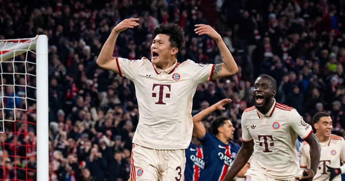 13년 만에 UCL ‘코리안 더비’…결승 헤더로 웃은 KIM→이강인은 25분