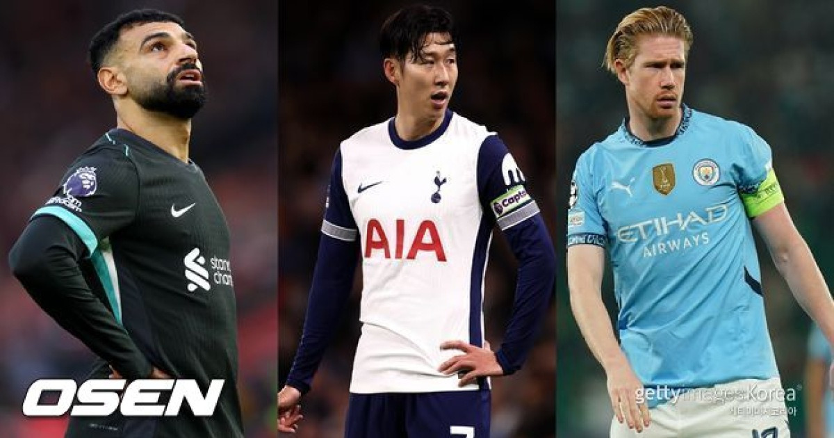 '다 떠나는거야?' PL 수놓던 SON-살라-KDB, 모두 소속팀과 이별 준비...다가오는 '새 시대'