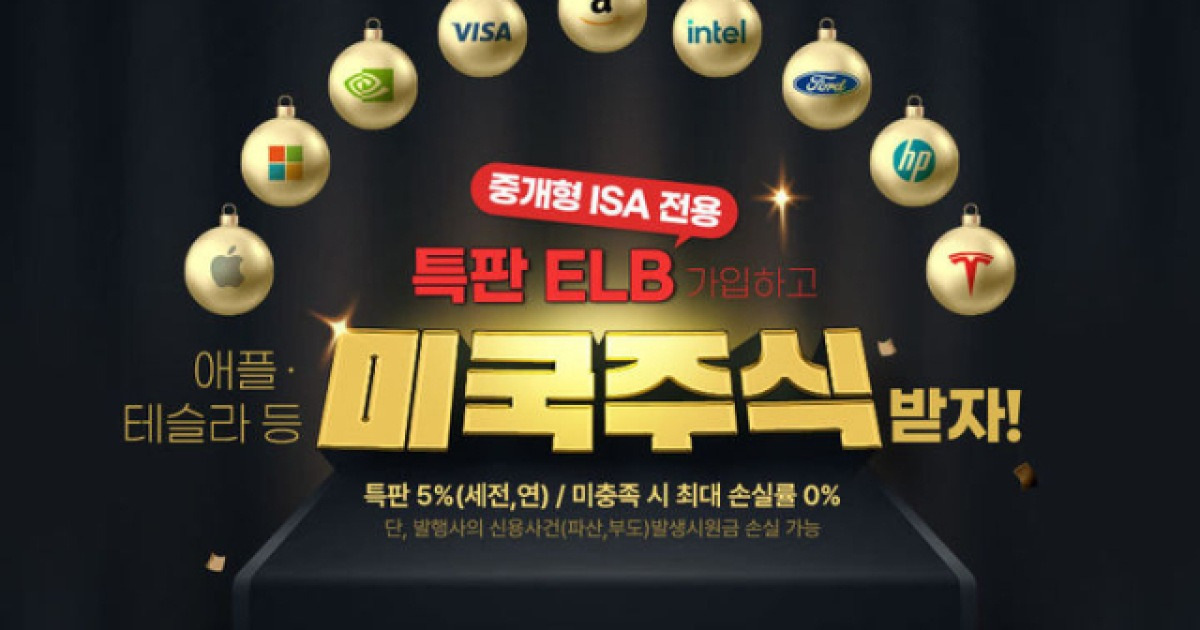 “ELB 가입하고 테슬라 받자”···키움證, 중개형 ISA 계좌 전용 이벤트 진행