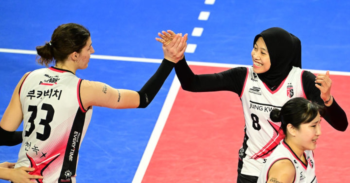 '메가·부키리치 45점 합작' 정관장, '6연승' 달리던 IBK기업은행 완파