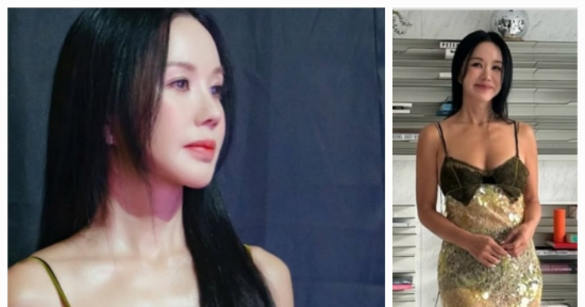 “이 언니 55세 슬렌더 여왕?” 엄정화, 164cm 믿기 힘든 시스루와 플랫폼 힐