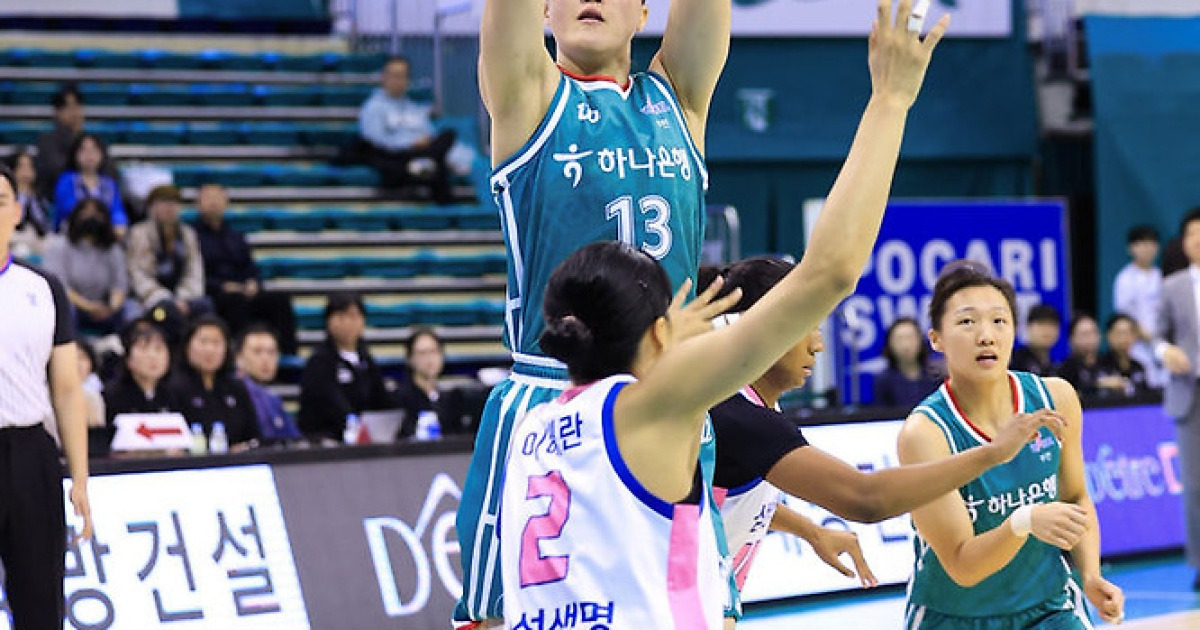 하나은행 김정은, WKBL 역대 최다 득점 1위 등극…8141점 돌파