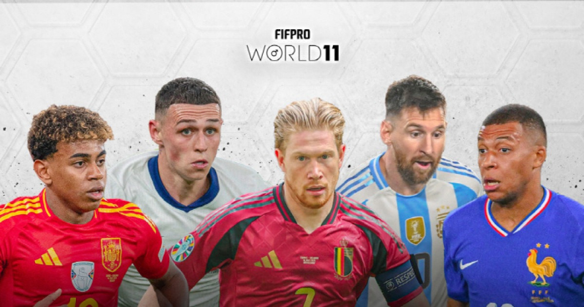 [공식발표]'메날두가 또 여기서 나와' 2024 FIFPro 월드베스트 후보 26인 공개…韓 제외