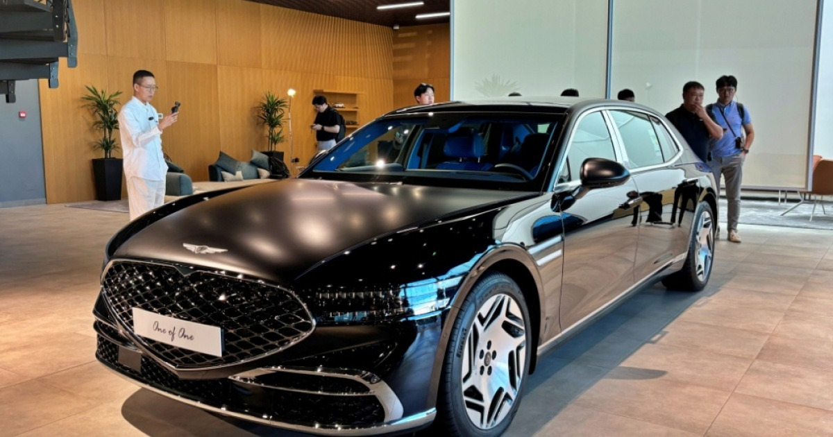 [포토]최고를 향한 당신께, 제네시스 G90 LWB 원오브원