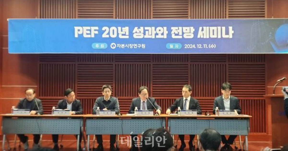 국내 PEF 도입 20년…“출자자 다변화·밸류업 역량 강화해야”