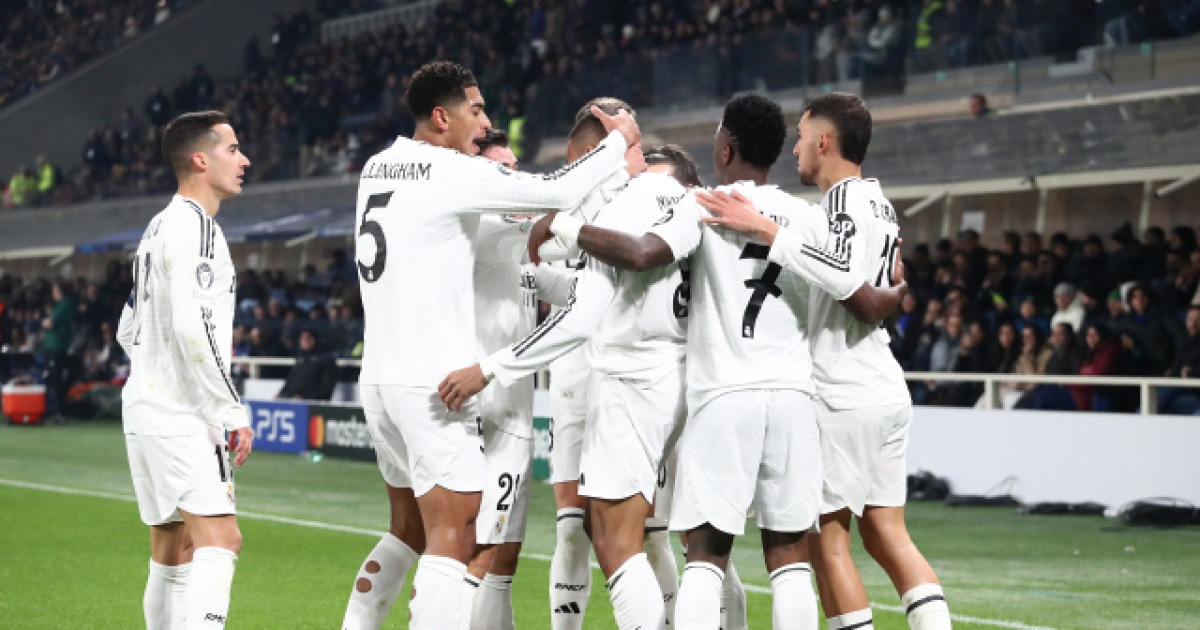 '아탈란타 제압' 레알이 UCL 2연패 탈출에도 웃을 수 없는 이유...'2G 연속골' 음바페, 부상으로 조기 교체