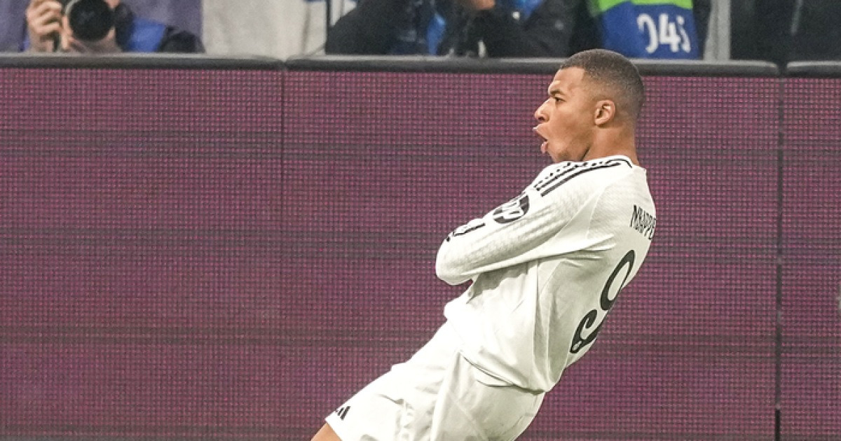 ‘메시 다음에 음바페’, UCL 두 번째 최연소 나이로 UCL 50호골 작렬···레알 마드리드, 아탈란타에 3-2 승리[UCL 리뷰]