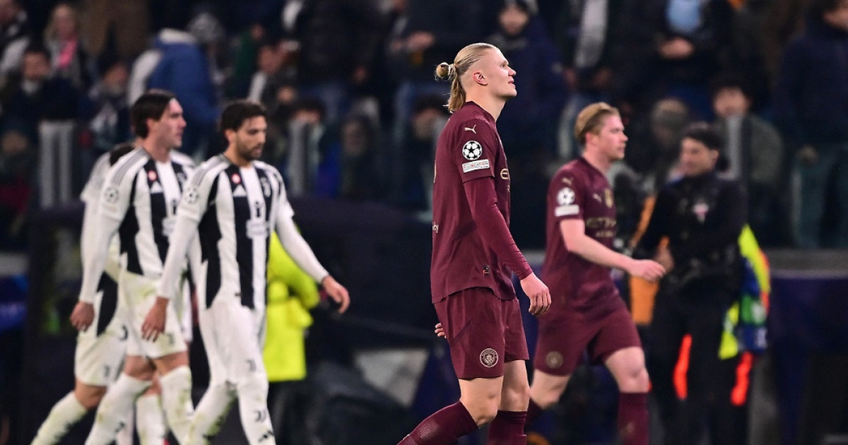 [UCL리뷰]맨시티 또 다시 무너졌다! 유벤투스 원정 0대2 패배! 16강 PO 진출도 빨간 불