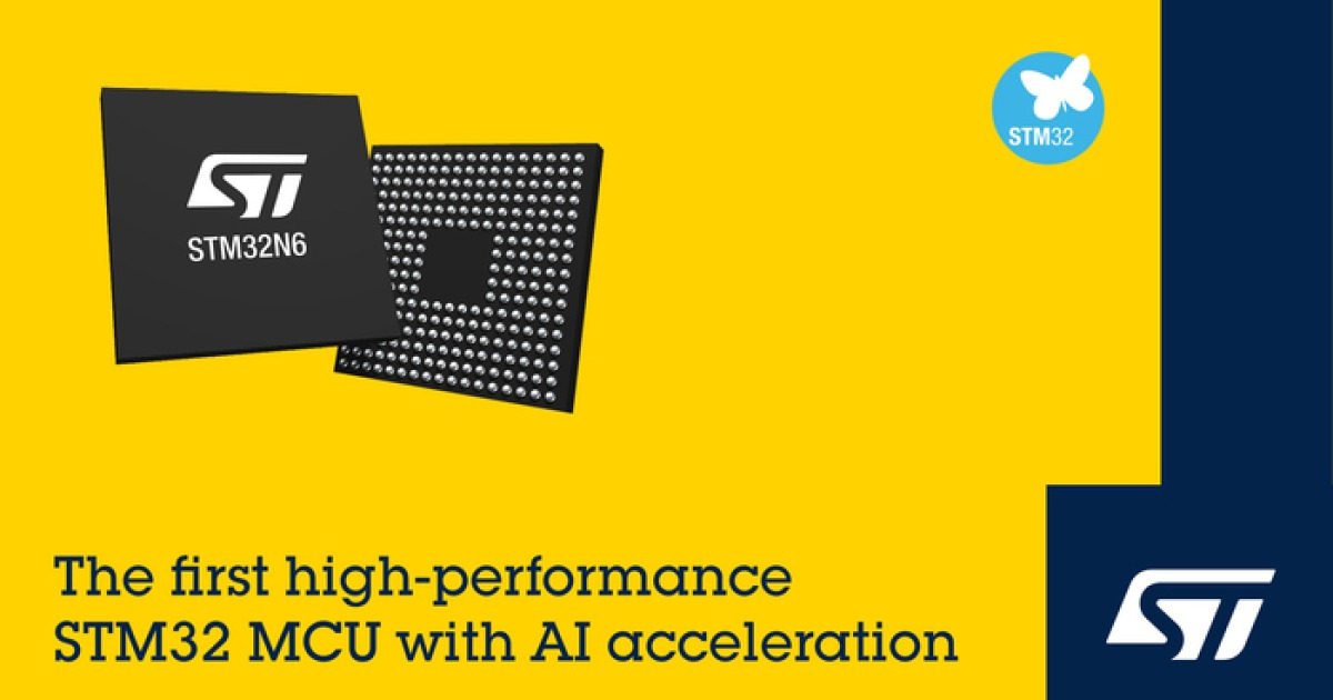 ST마이크로, NPU 적용한 엣지 AI MCU 출시