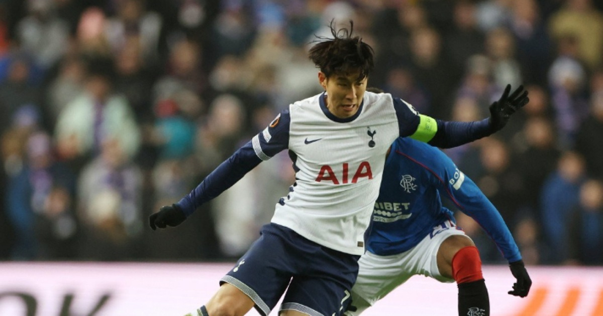 '토트넘, 또 못 이겼다' UEL서 레인저스와 무승부…SON도 침묵