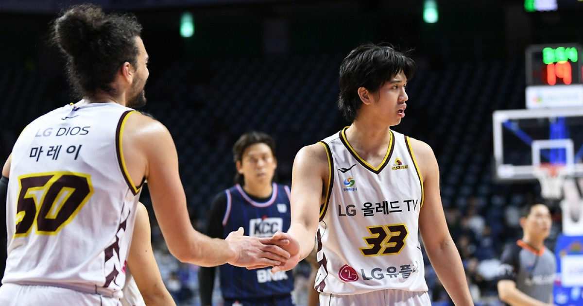 LG, KCC 상대 3연승-시즌 2번째 연승 달렸다