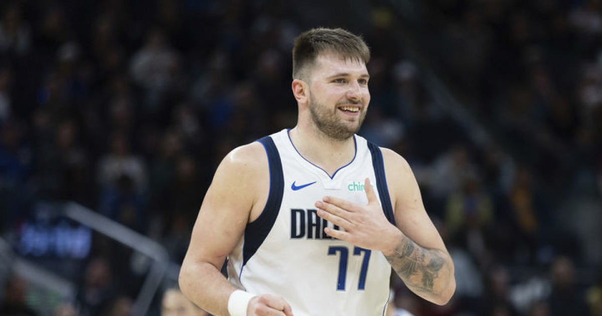 NBA 댈러스, GSW에 승리…돈치치 80번째 트리플더블