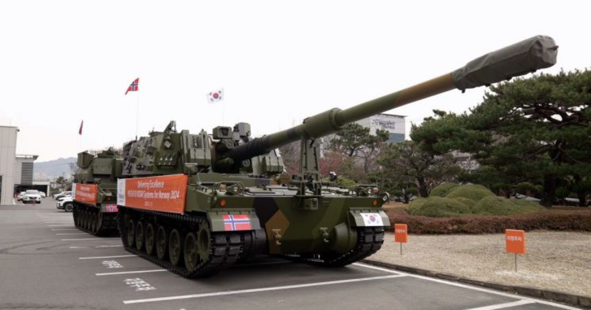 한화에어로스페이스, K9자주포 노르웨이 인도