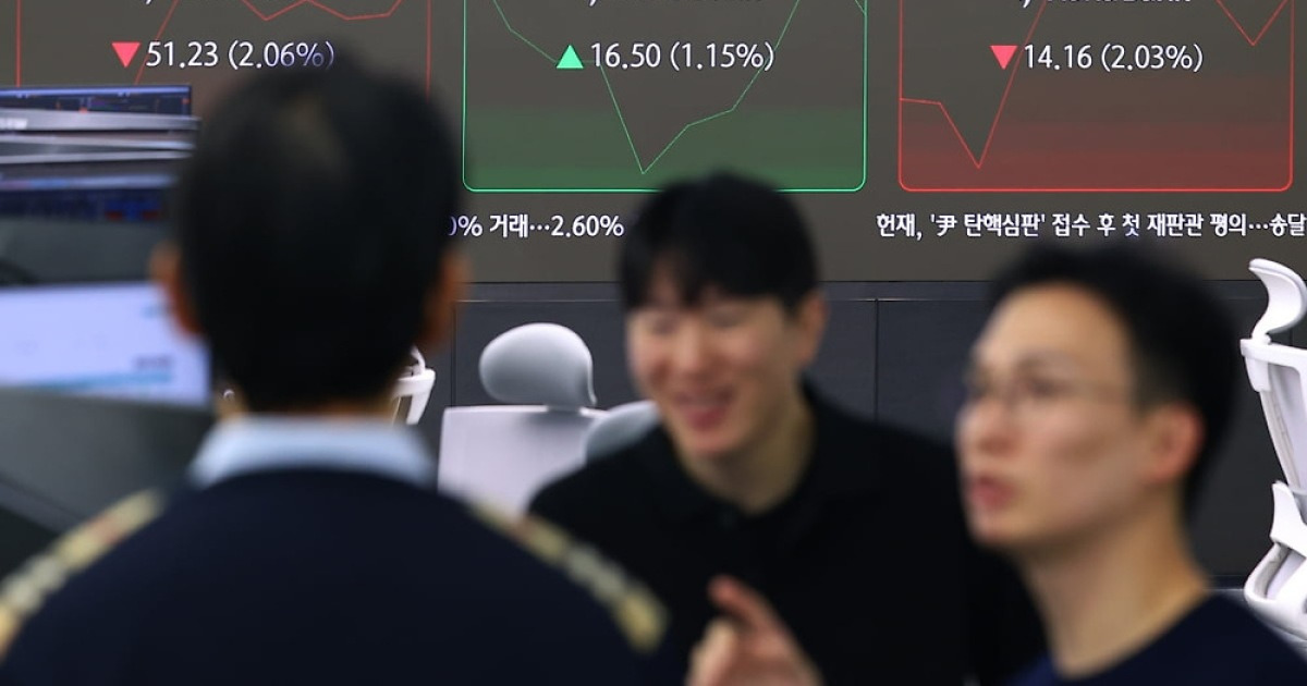 'FOMC 쇼크'에 무너진 코스피…개인 매수로 낙폭 줄여