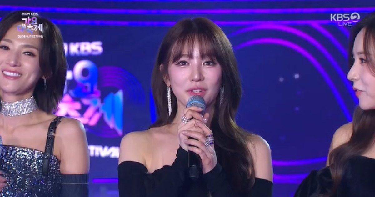 베이비복스 14년만 무대 소환, 윤은혜 “2주 동안 밤샘 연습”[KBS 가요대축제]