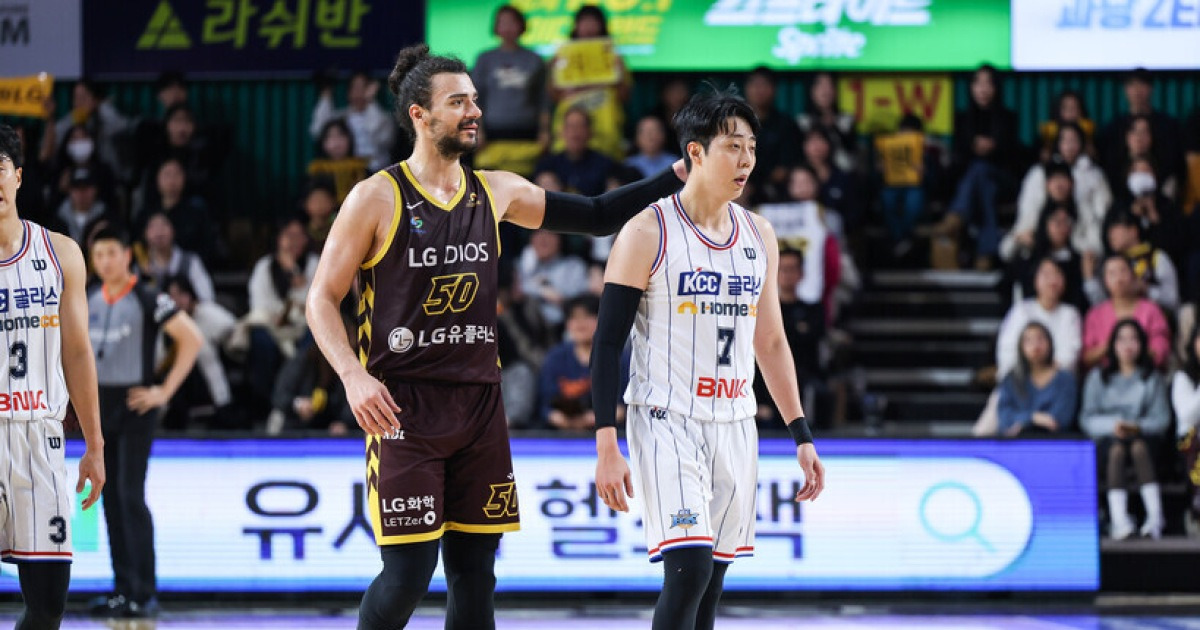 마레이 19리바운드>KCC 16리바운드