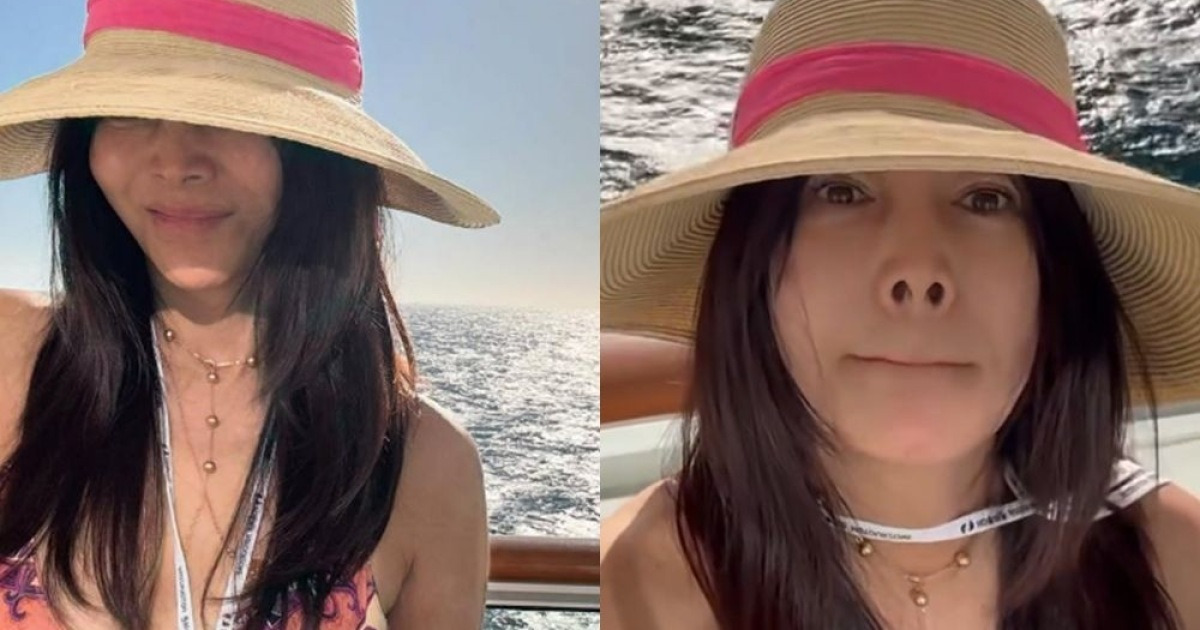 크루즈 탄 황신혜 수영복 입고 자유 만끽 탄탄하네