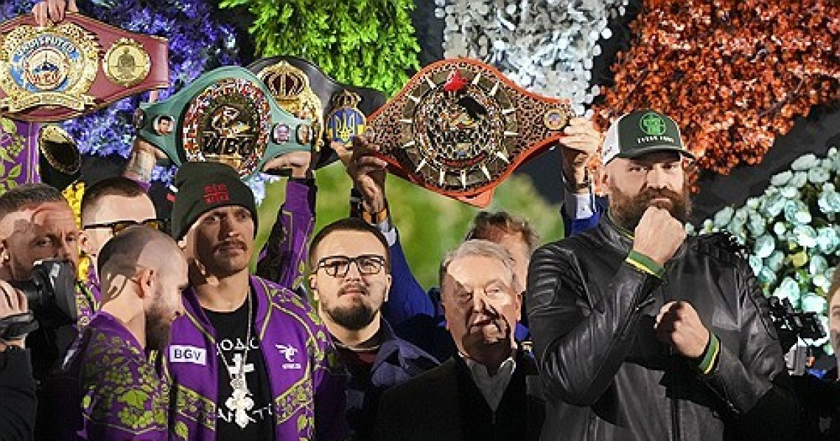 Saudi Arabia Boxing Usyk Fury