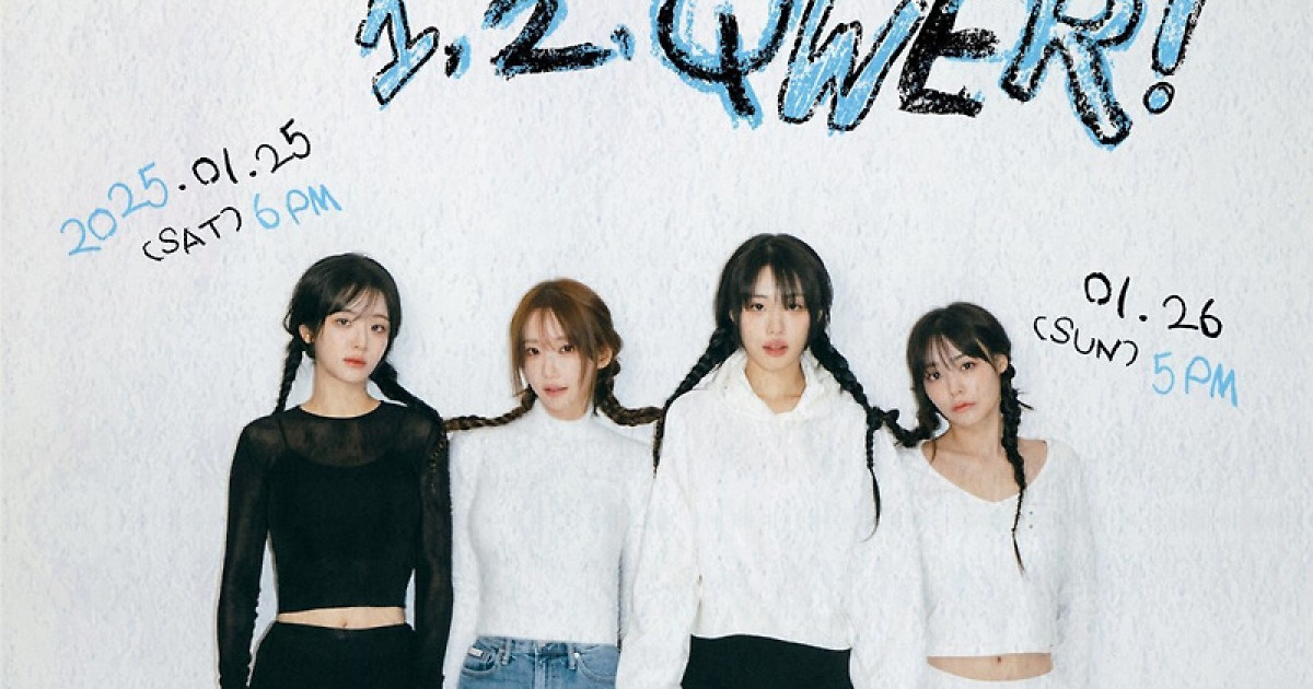 QWER, 첫 팬콘서트 단체+개인 사진 공개