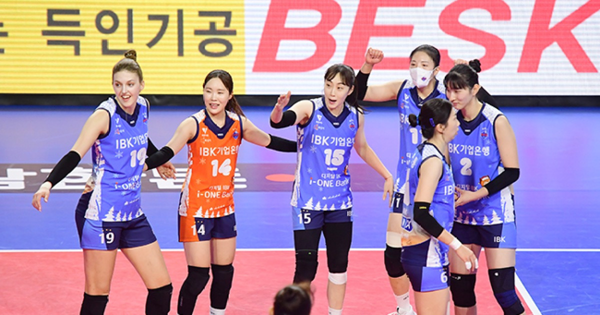 [ST포토] IBK기업은행, 도로공사 완파