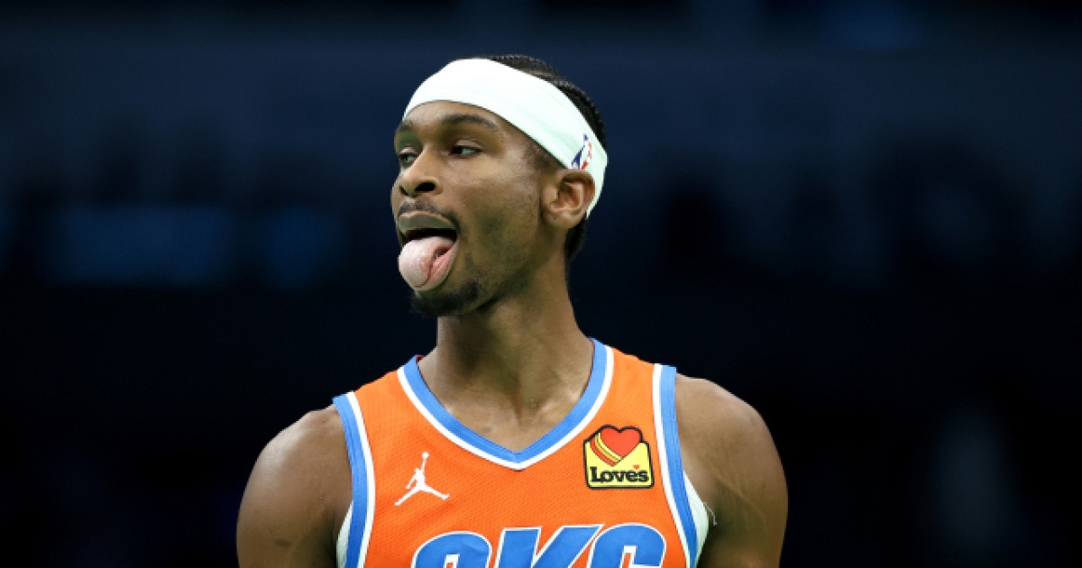 승리의 메롱! 승승승승승승승승승승승승…진격의 OKC 12연승→SGA 40득점 大폭발