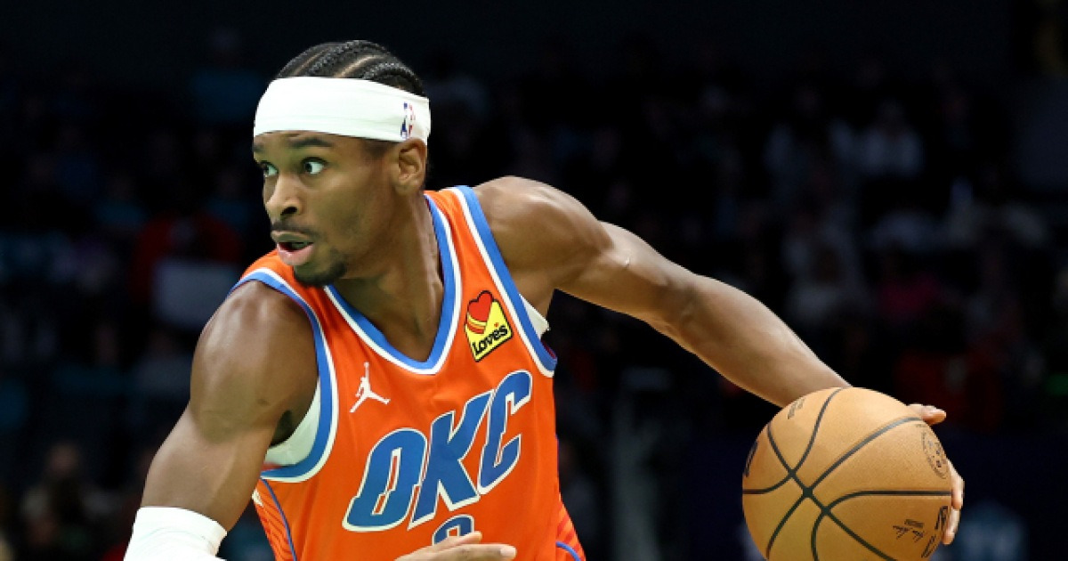 '와 미쳤다' SGA, 40점 폭발+팀 12연승 견인…라이벌도 "막을 수 없는 선수…MVP 받아야 해" 찬사