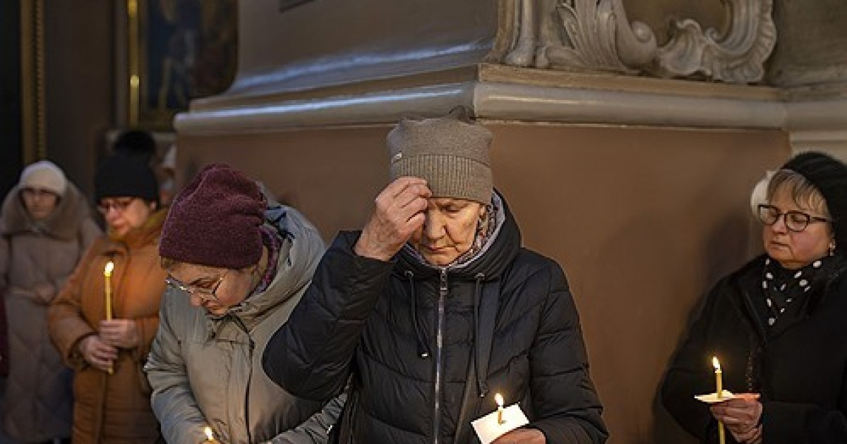 Lithuania Orthodox Church Funeral
