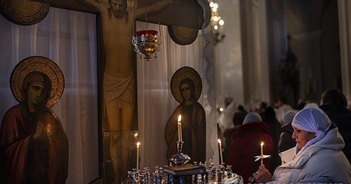 Lithuania Orthodox Church Funeral