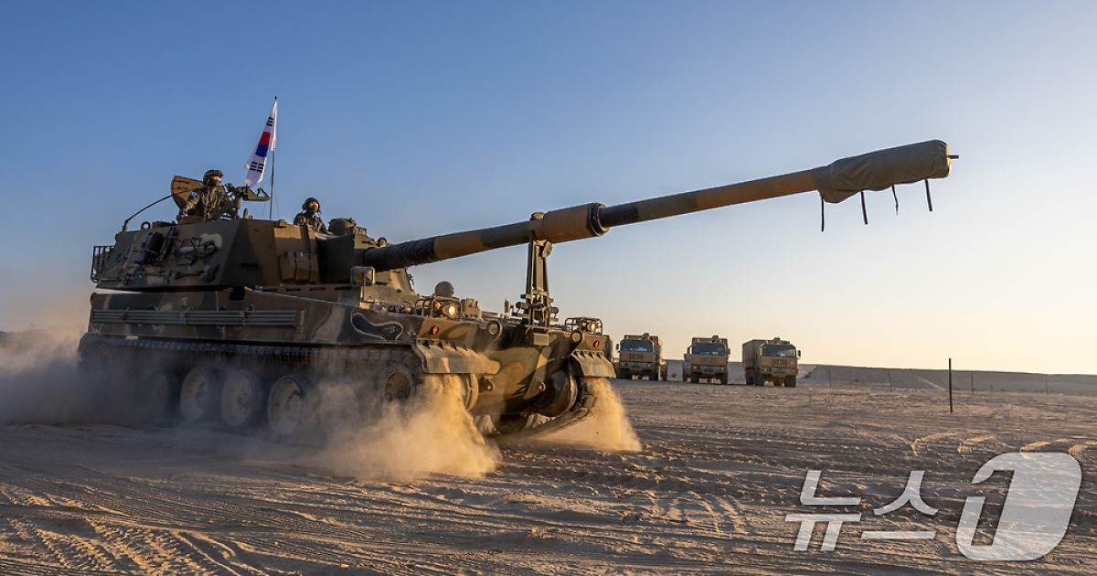 [단독] 군, '방산 VIP' UAE와 연합훈련…"K2·K9 우수성 보여준다"