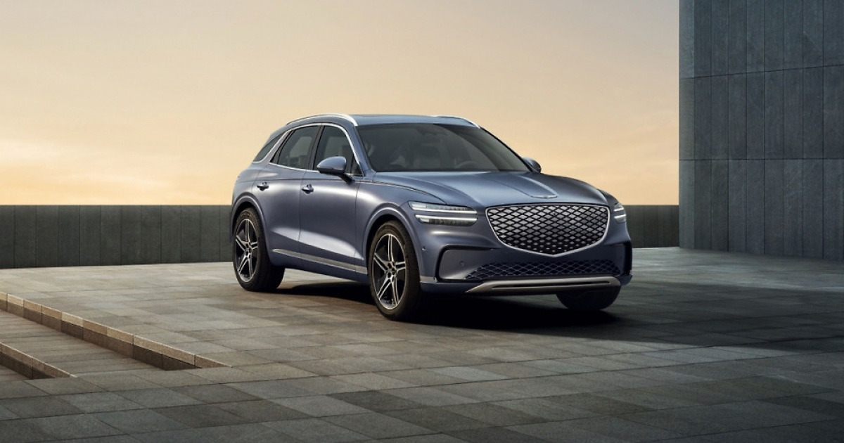 제네시스 GV70 전동화 모델 공개...7530만원부터