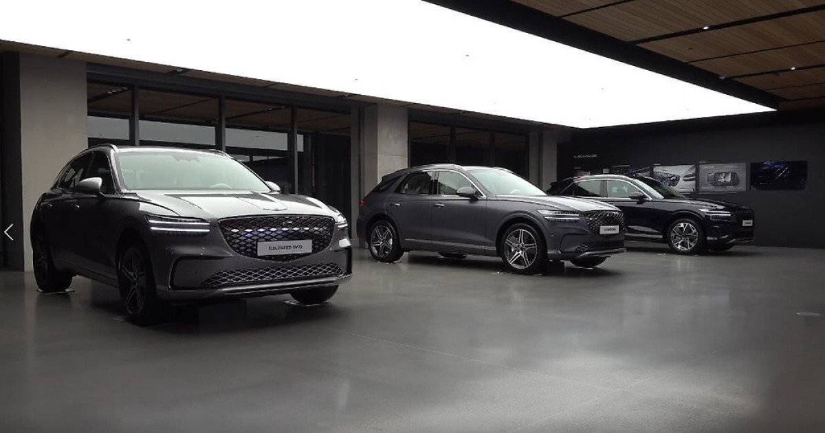 제네시스, 국내서 'GV70' 첫 전기차 출시…7천530만 원부터