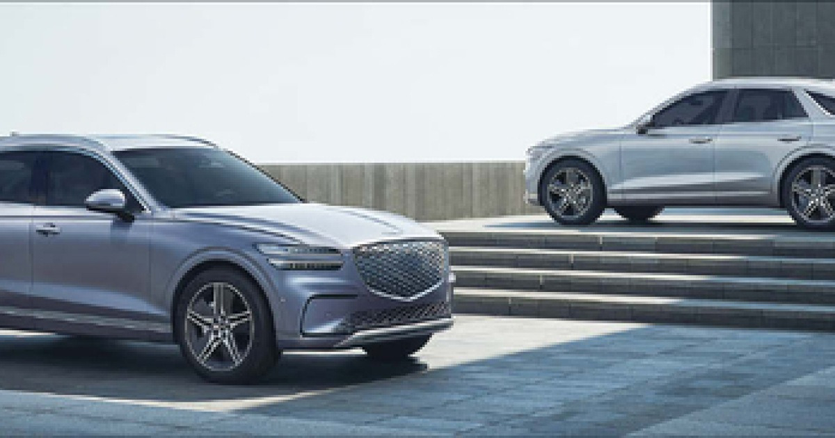 제네시스 ‘GV70 전동화 부분 변경 모델’ 공개…7530만원부터