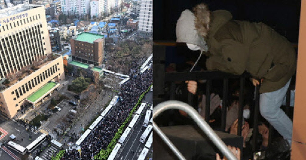 서부지법 폭동날, 낮엔 6070 밤엔 2030 [데이터인사이트]